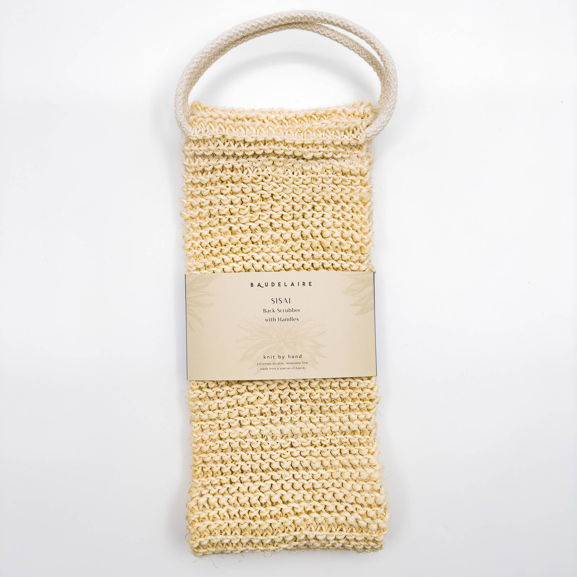 Sisal Back Scrubber – Oil & Cotton