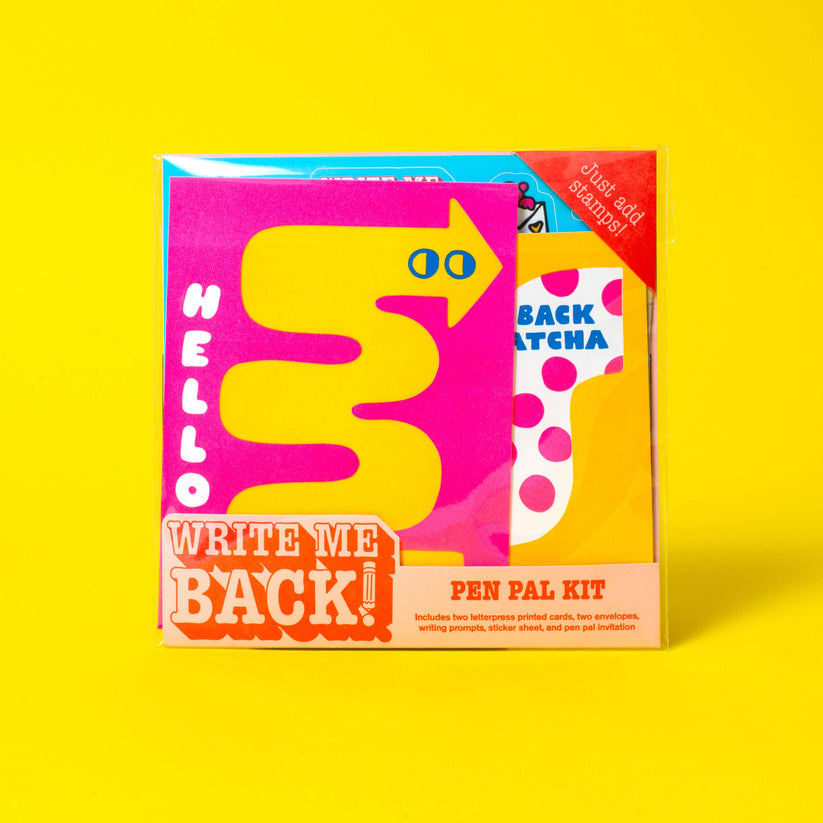 Hello Arrows Letter Writing Write Me Back Pen Pal Kit – Oil & Cotton