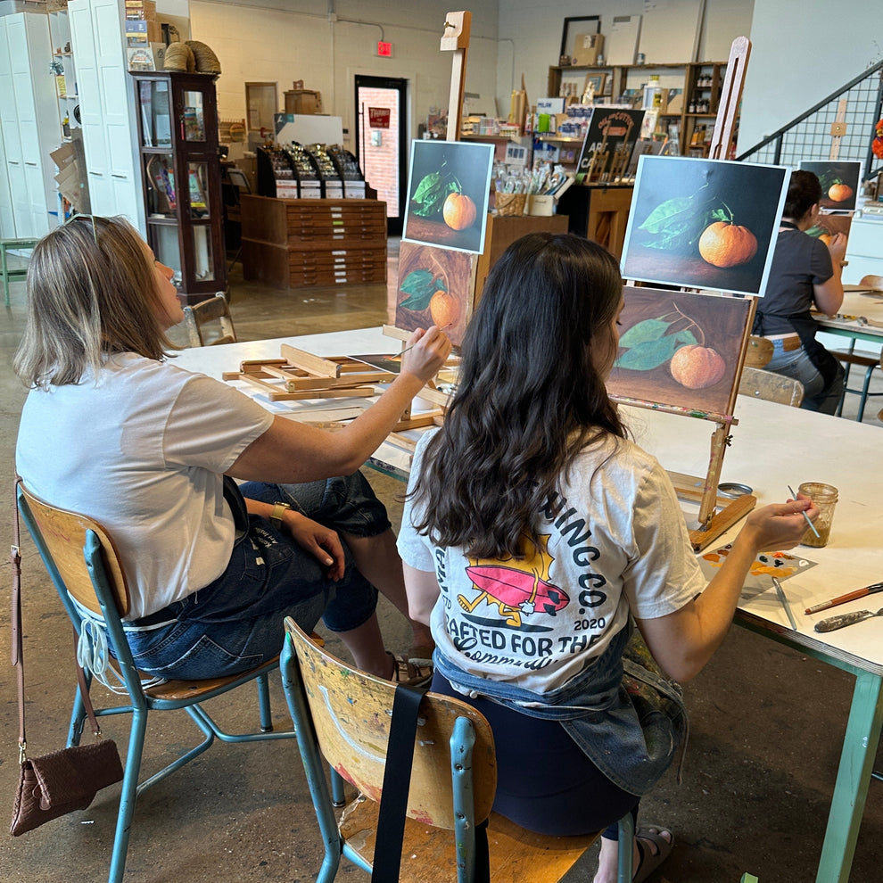 Beginner Oil Painting Class Adult with Barbara Hack | Weekly Art Class ...