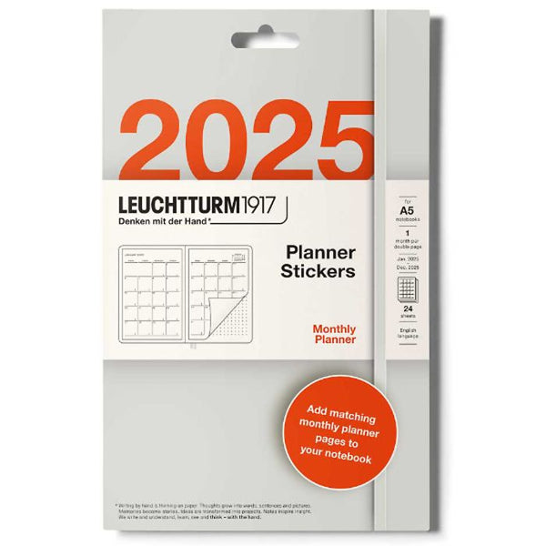 Leuchtturm1917 Planner Stickers 2025, Yearly Overview | Oil and Cotton – Oil & Cotton